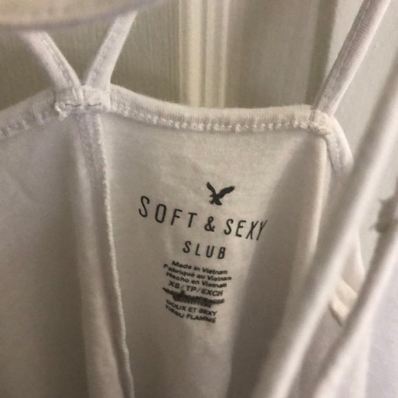 American Eagle Outfitters | Tops | American Eagle Soft Sexy White Tank Xs | Poshmark